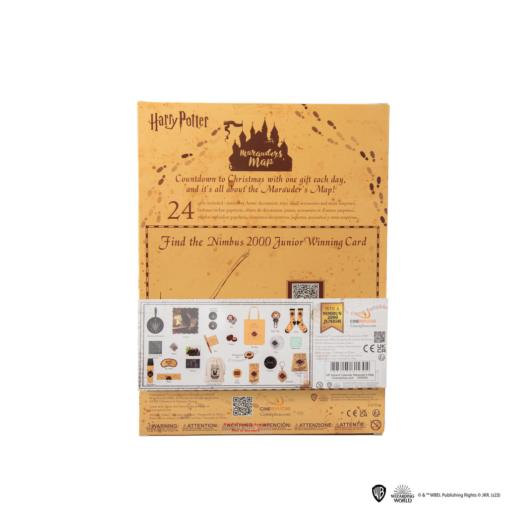 Marauder's Map Advent Calendar | Harry Potter | Cinereplicas ...