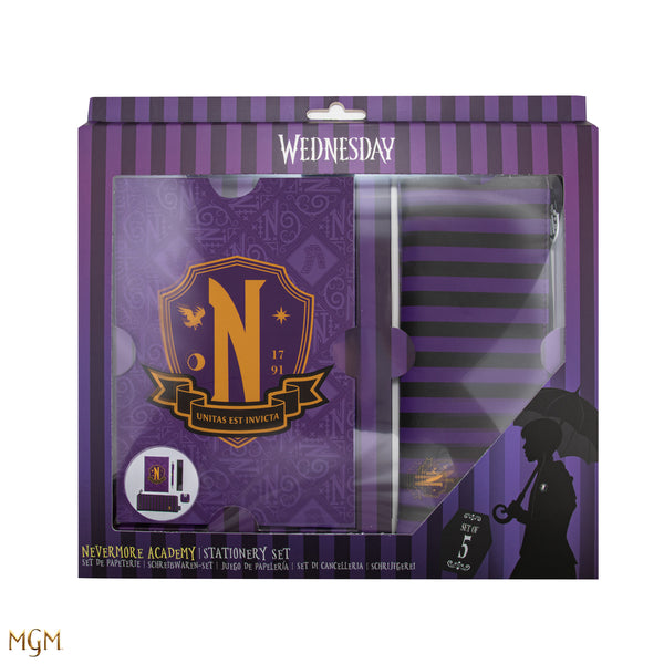 Nevermore Academy Stationery Set | Wednesday | Cinereplicas ...
